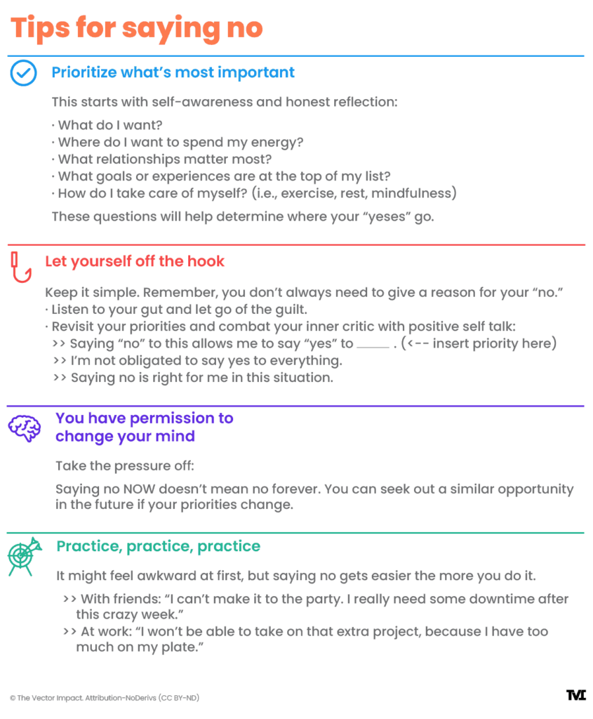 Why Saying No Is Good for You